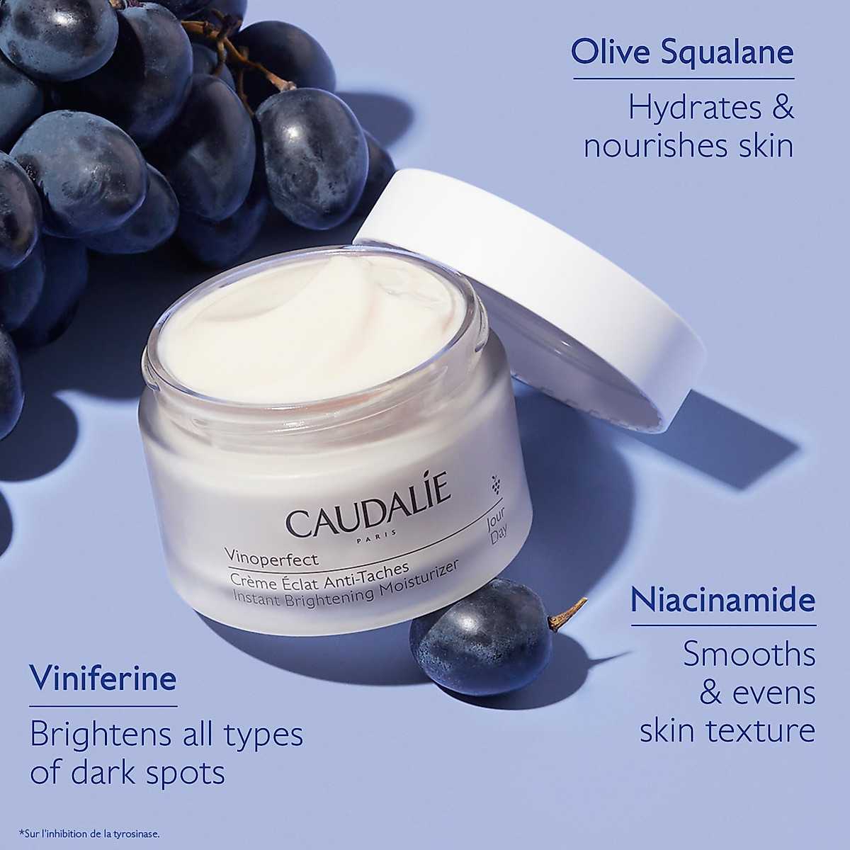 Caudalie Vinoperfect Instant Brightening Dark Spot Moisturizer with Niacinamide - 1.7 Fl. Oz