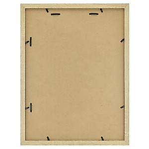 MCS Studio Gallery 18x24 Poster Frame Natural Woodgrain, Vertical & Horizontal Wall Hanging Large Picture Frame for Photos, Posters & Art Prints (1-Pack)