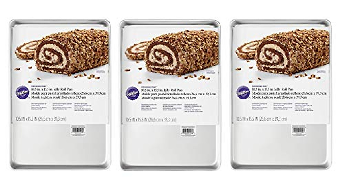 Wilton Performance Aluminum Jelly Roll Pan - 3 Pack