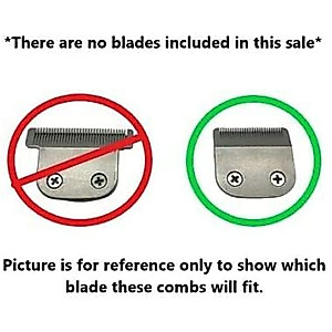 Trimmer Replacement Blade Guard Beard Stubble Guide Comb Set 1/16 1/8 3/16 for Wahl All in One Lithium Ion 59300 (Fits Only One Blade Size for Specific Models)