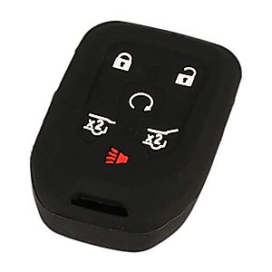 fits 2014-2019 Chevy Suburban Tahoe GMC Yukon Terrain Key Fob Remote Case Cover Skin Protector