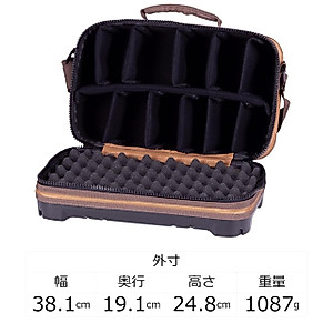 Plano Molding Guide Series Reel Locker | Revolutionary Molded top and Bottom for Extra Rigidity to Keep Expensive reels Protected, Brown/Black, One Size