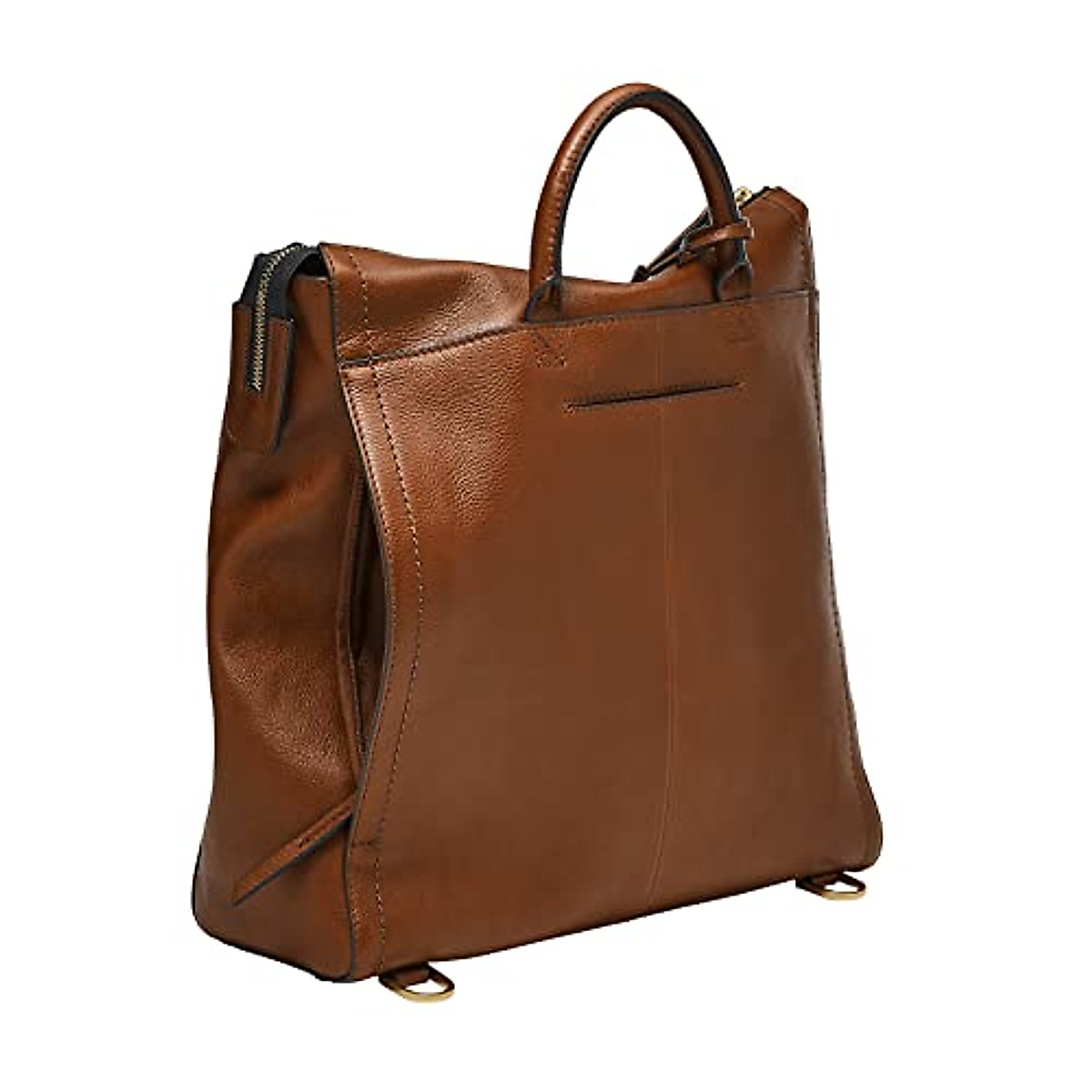 Fossil Women's Parker Leather Convertible Backpack Purse Handbag