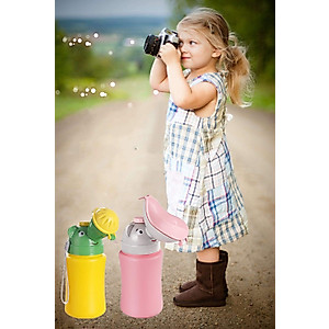 Tocypho Upgrade Portable Emergency Urinal Potty Toilet Pee Training Cup for Baby Child Girl Used for Kid Potty Pee Training and Camping Car Travel