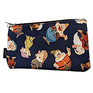 Loungefly Disney Seven Dwarves Allover Print Cosmetic Pouch