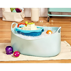 B. toys- Off the Hook- Water Play Bath & Beach Toy Boat with Squirting Toys & Hidden Storage Compartment- Baby Toys – 6 Months