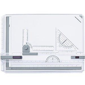 Frylr Inch A3 Drawing Board Drafting Table with Parallel Motion and Angle English Measuring System 20.87”L x 14.49”D