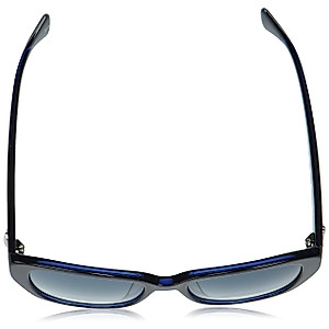 Kate Spade New York Women's Kenzie/G/S Rectangular Sunglasses, Blue/Blue Shaded, 53mm, 18mm