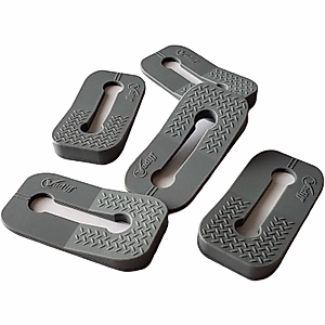 Vadiff Silicone Gas Stove Child Safety Knob Locks | Oven Knob Guard (5 Pk)(Gray)