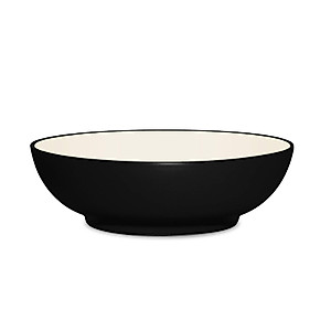 Noritake Colorwave Graphite Bowl, Soup/Cereal, 7", 27 oz., Set of 4 in Black/Graphite