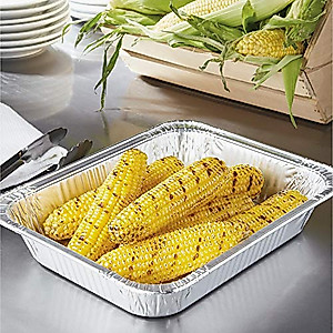 Comfy Package [30 Count] 9 x 13 Aluminum Foil Pans Half Size Deep Steam Table Pans