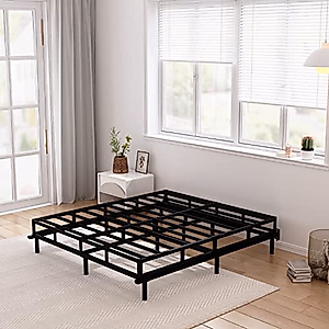 Gdduck Box Spring Full, 5 Inch Metal Full Size Box Spring Only Basics Bed Base, Mattress Foundation,Black Sturdy Heavy Duty Structure with Cover, Noise Free,Easy Assembly
