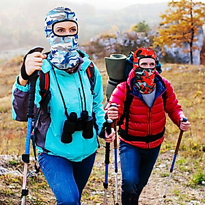 8 Pieces Sun Protection Balaclava Windproof Balaclava UV Protection Full Face Covering for Outdoor Sports(Camouflage Pattern)