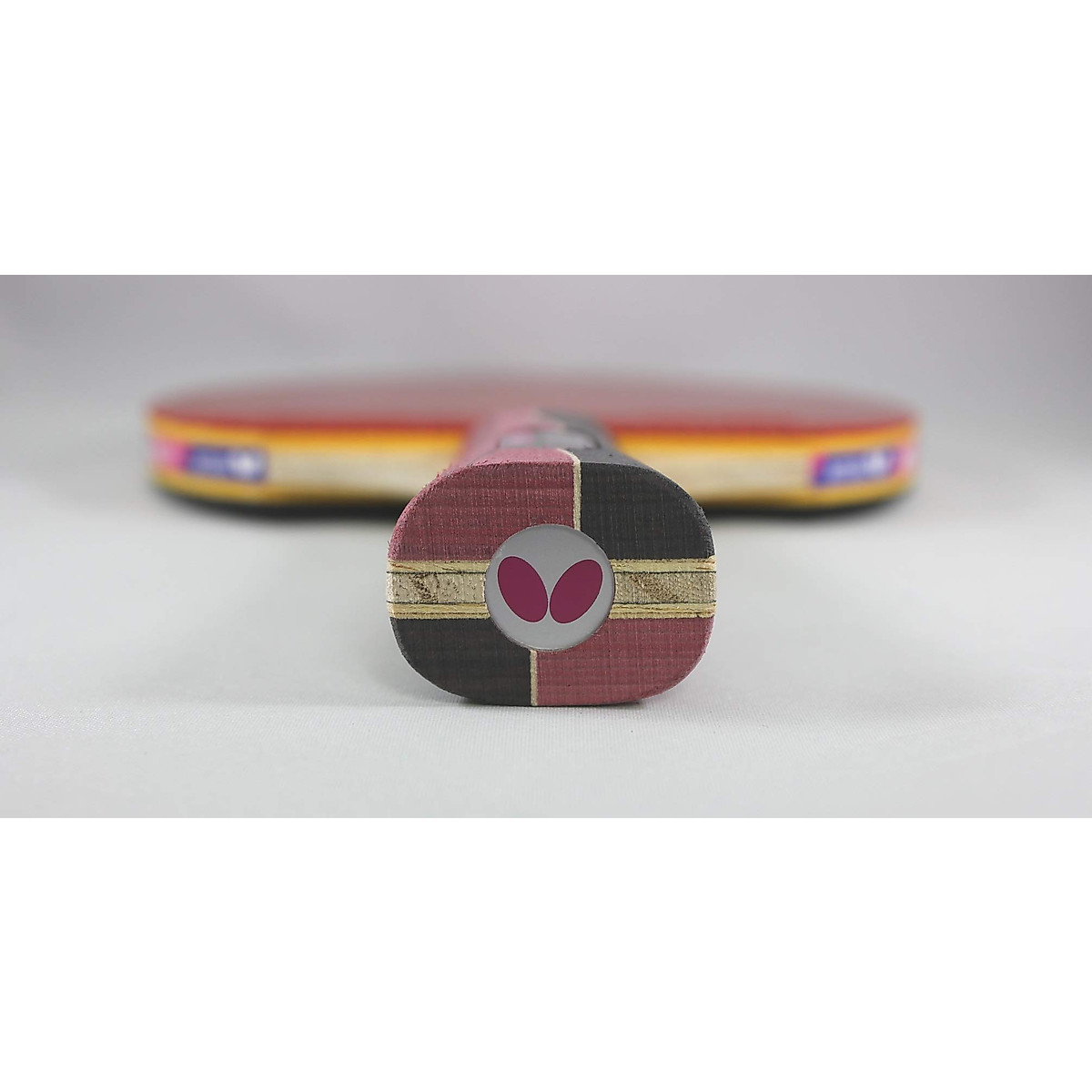 Butterfly Nakama S-5 Table Tennis Racket - Carbon Blade - Pan Asia 2.1mm Rubbers - ITTF Approved