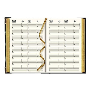 Brownline 2024 Executive Daily Planner, Appointment Book, 12 Months, January to December, Sewn Binding, 7.125" x 4.875", Trilingual, Assorted Colors (CBE504.ASX-24)