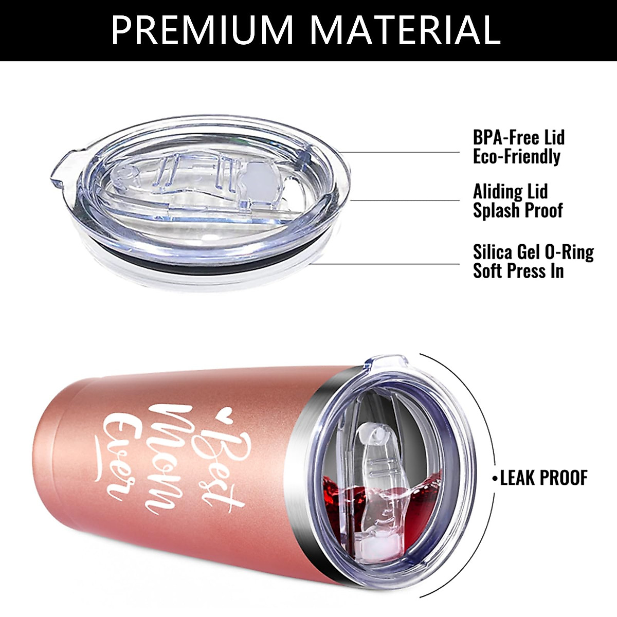 Kpafig Funny Gifts for Mom from Daughter Son Kids, Birthday, Christmas, Mothers Day Gifts for Mother in Law, Wife, First Time, New Mom - Mug Tumbler Cup 20oz