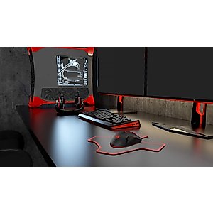 Redragon M690-1 Wireless Gaming Mouse with DPI Shifting, 2 Side Buttons, 2400 DPI, Ergonomic Design, 8 Buttons-Black