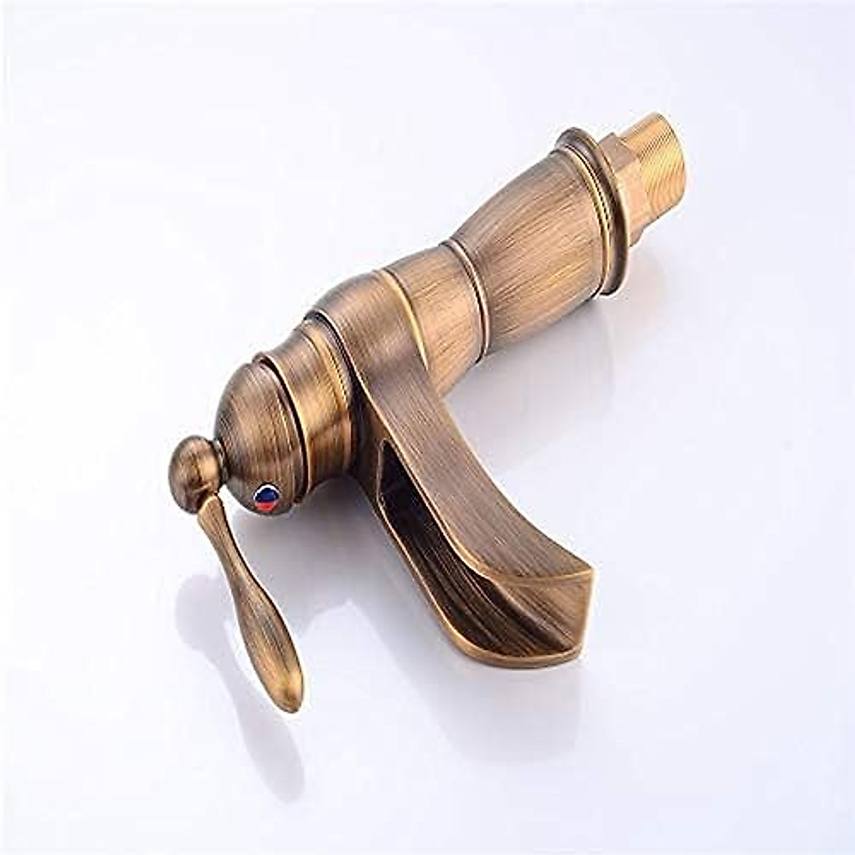 Kitchen & Bath Fixtures Taps Faucet, EuropUPC Faucet Basin Waterfall Faucet Under Counter Basin Hot and Cold Faucet Bathroom Wash Basin Faucet