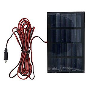 Szyoumy Solar Powered Led Light Bulb Portable Led Solar Lamp Spotlight with 0.8W Solar Panel for Outdoor Camping Tent Fishing Lighting(Used 5-6hours)