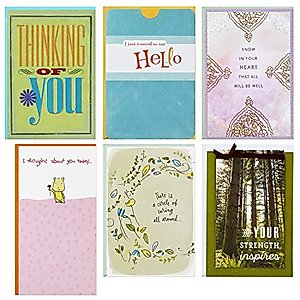 Hallmark Special Connections Thinking of You Card Assortment (6 cards and 6 envelopes) (1399RZC1013)