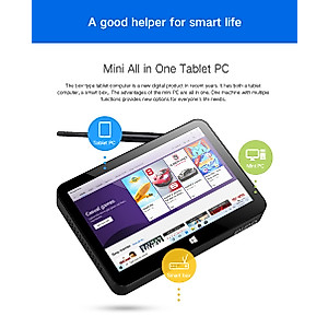 Pipo X11 Mini PC Celeron N4020 9 inch 1920 * 1200 Screen Win10 Tablet PC 3GB Ram 64GB ROM TV Box BT4.0 WiFi RJ45 Mini Desktop (3GB RAM 64GB ROM)