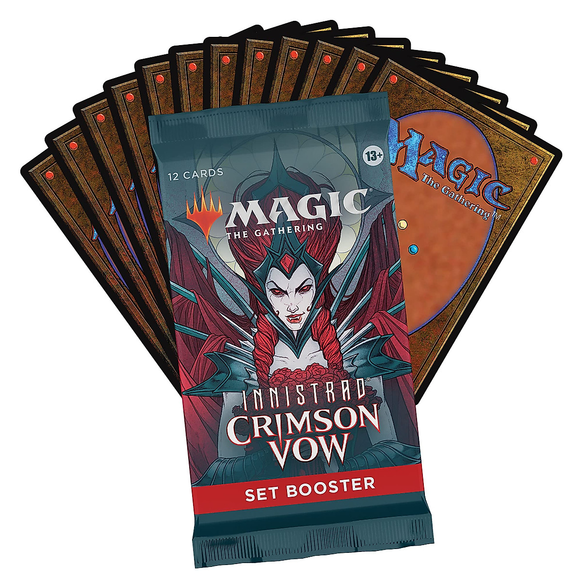 Magic: The Gathering Innistrad: Crimson Vow Set Booster Box | 30 Packs + Dracula Box Topper (361 Magic Cards)