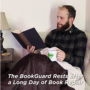 BookGuard 1 inch Premium Bookbinding Repair Cloth Tape, 15 Yards per Roll, Brown