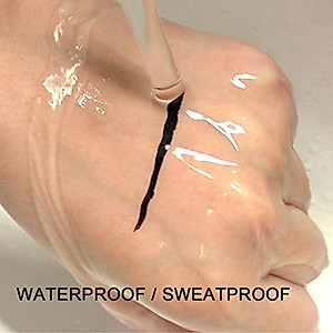 Mascara Lash 4D Mascara Waterproof Fiber Mascara Liquid Lash Mascara Thick Eyelash Long Lasting Smudge-Proof with 360 Degrees Spiral Brush(1 PCS)