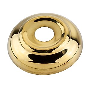 Stamped Brass Bed Cannon Ball Washer | Bed Ball Finial Washer | Replacement Bed Hardware in Antique or Modern Styles | UA-765-BPB