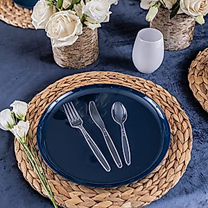 Party Bargains Disposable Cutlery set, SAPPHIRE Design, Clear Color, 360 Pieces: 180 Forks, 120 Spoons, 60 Knives