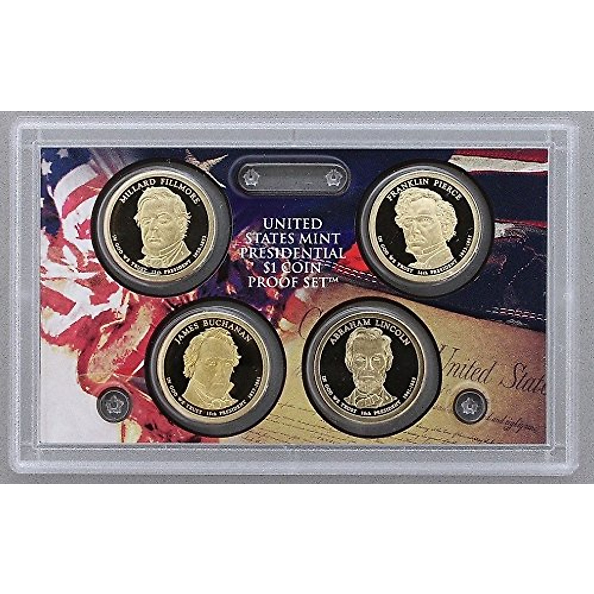 2010 S U.S. Mint 14-coin Silver Proof Set - OGP box & COA Proof