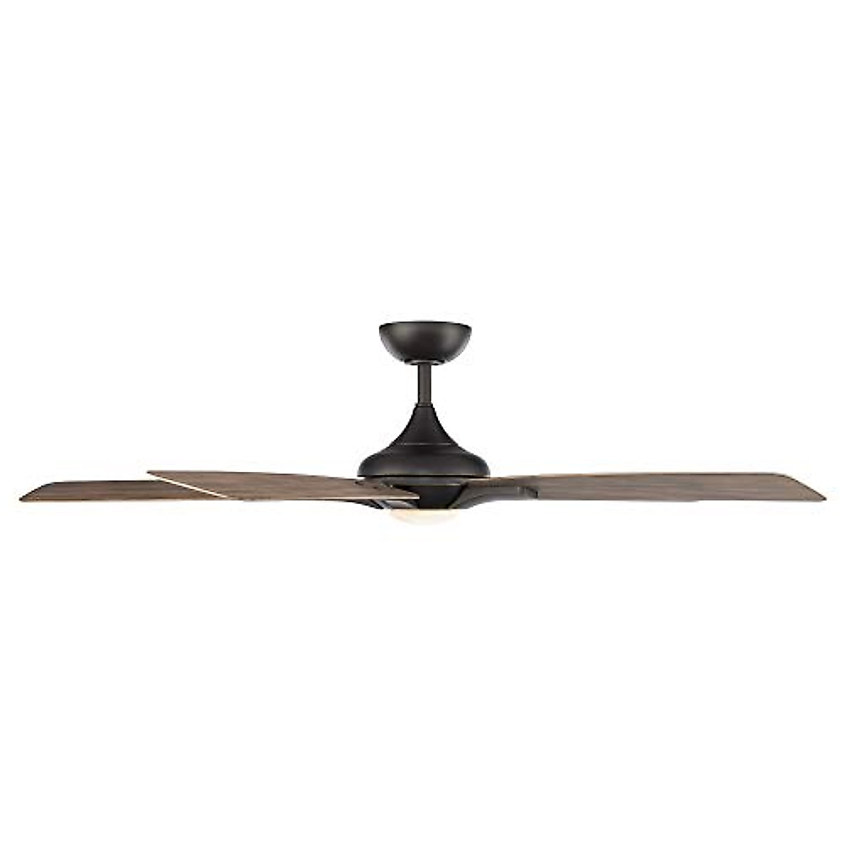 Mykonos Indoor and Outdoor 5-Blade Smart Ceiling Fan 60in Oil Rubbed Bronze Barn Wood with 3000K LED Light Kit and Remote Control