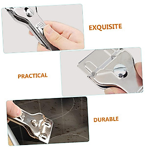 Amosfun 1 Set Glass Scraper Cleaning Shovel Glass Cleaning Scraper Cleaning Scraper for Glass Clean Keeping Scrapers Cleaning Scrapers Ceramic Hob Scraper Cooktops Cleaning Scraper
