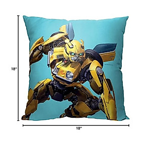 Northwest Transformers Pillow, 18" x 18", Bumblebee