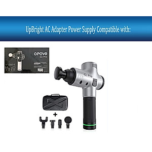 UpBright 25.2V AC/DC Adapter Compatible with Opove G3 M3 Pro Decent Max Sport G3Pro PS252W1000U R241-2501000D Massager Gun Deep Tissue Fascia Massager 25.2VDC 1A 25V 2600mAh Power Cord Battery Charger