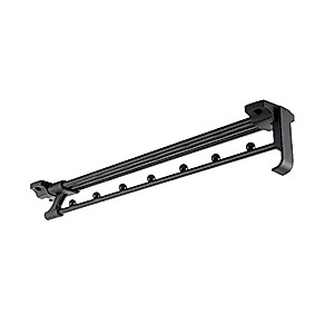 BGTLGIO Heavy Duty Extendable Pull Out Closet Rod，Sliding Wardrobe Closet valet Rod，Adjustable Clothing Organizer Holder Extendable Wardrobe Rail Tube Rod (15.75")