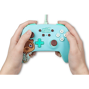 PowerA Enhanced Wired Controller for Nintendo Switch - Animal Crossing: Tom Nook