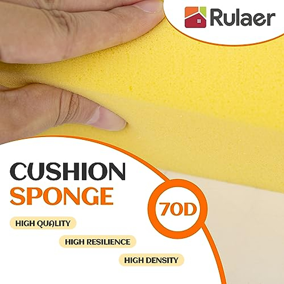 RULAER 48 inch Bench Cushion for Indoor Furniture,High Weather Resistance Patio Bench Seat Cushion Durable Washable Garden Chair Pads(48x16x3 inch,Beige)