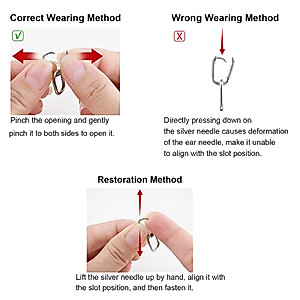 925 Sterling Silver Double Oval Huggie Hoop Earrings for Women, Small Silver Hoop Earrings for Sensitive Ears, Square Hoop Earrings for Gifts