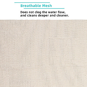 Klmnop 6 Pcs Mesh Laundry Bags, Cotton Laundry Bag with Premium Zipper, Laundry Bags Mesh Wash Bags for Bra, Shirt, Sock, Plush Toy(Beige)