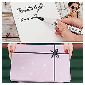 Lnzong Personalized Wood Picture Frame, Memorial Gifts for Mother Father Baby Friends Family Pet, White Photo Frame for 4x6 picture with Signature Space - Horizontal/Vertical Display on Table or Wall