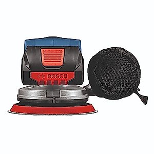 BOSCH GEX18V-5B15 18V Brushless 5 In. Random Orbit Sander Kit with (1) CORE18V 4 Ah Advanced Power Battery