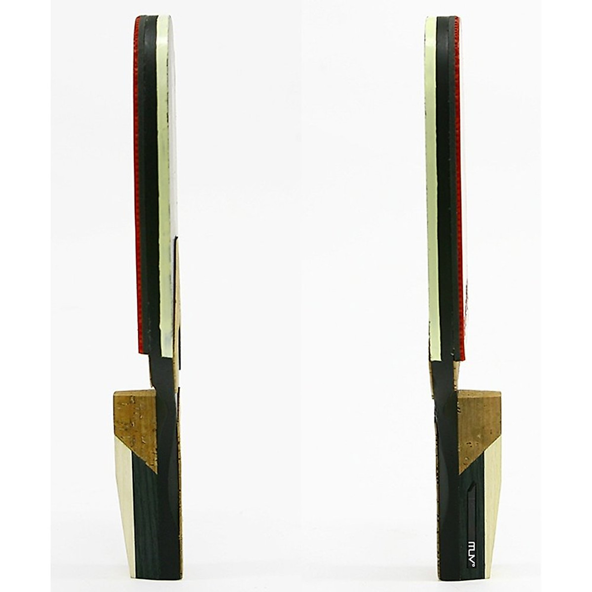 JISAM TRADE Champion XIOM M8.0P Ping Pong Racket Table Tennis Penholder Type for Professional + Key Ring