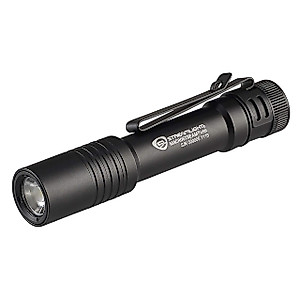 STREAMLIGHT 88083 ProTac 2L-X USB, Rechargeable USB battery & 66320 MacroStream USB Rechargeable Compact Flashlight with Wrist Lanyard, Hat Clip and USB Cord, Black