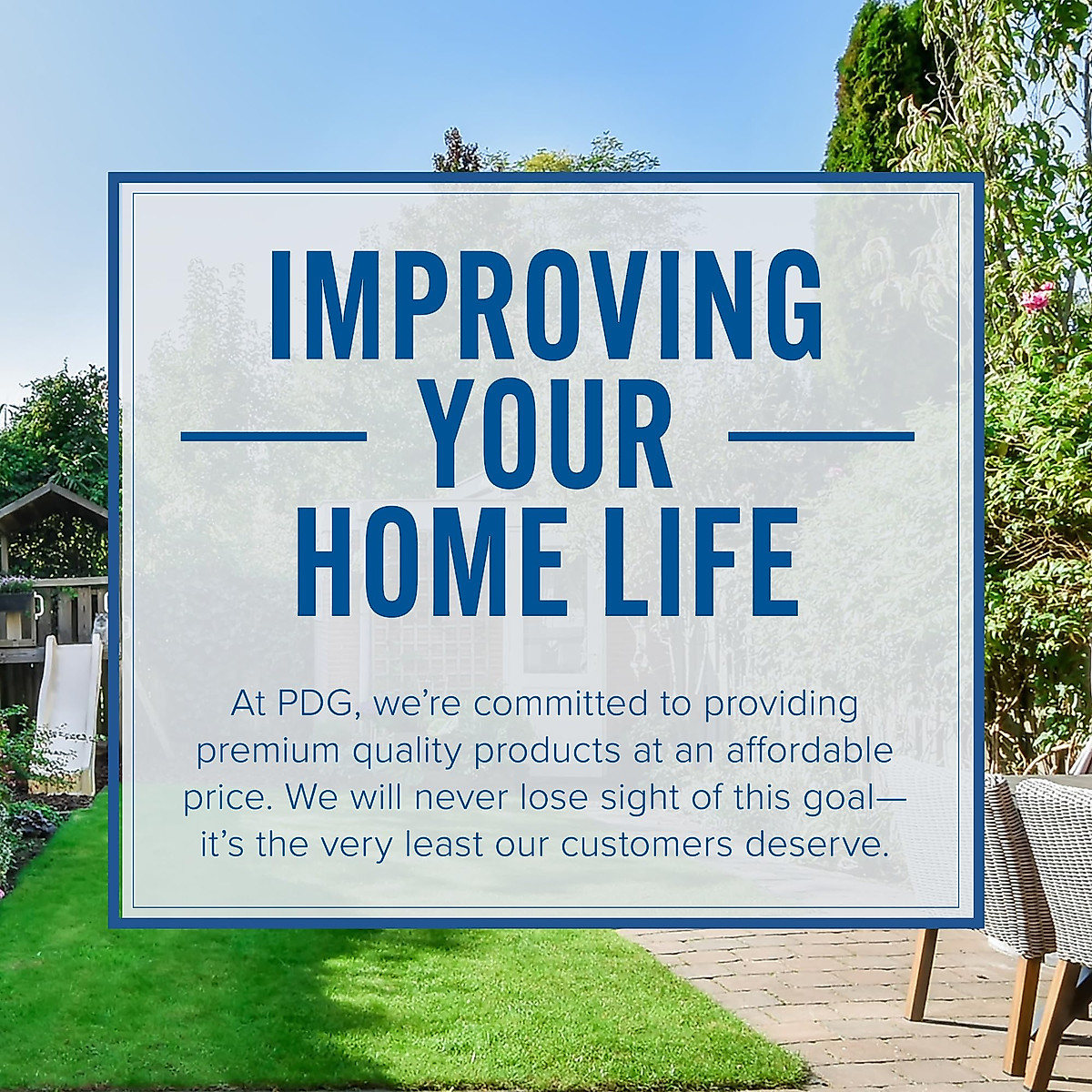 Plastic Development Group 105 Gallon Weatherproof Large Double Wall Plastic Outdoor Patio Storage Deck Box with Soft Close Lid, Java Brown