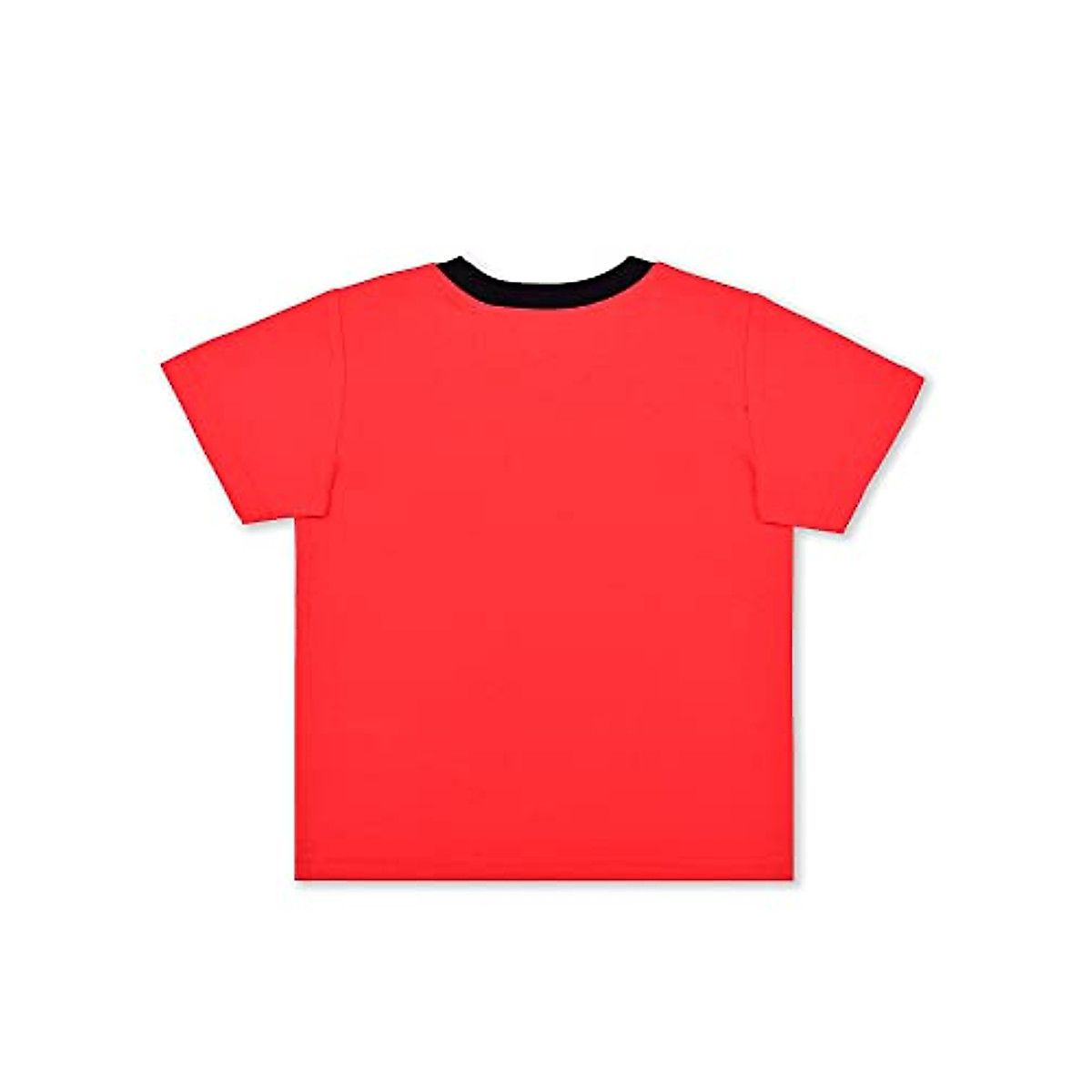 Sesame Street Elmo Boys’ Short Sleeve T-Shirt and Jogger Pants Set for Infant and Toddler – Black/Red