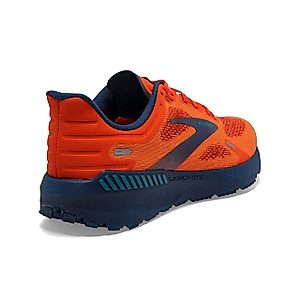 Brooks Men’s Launch GTS 9 Supportive Running Shoe - Flame/Titan/Crystal Teal - 12