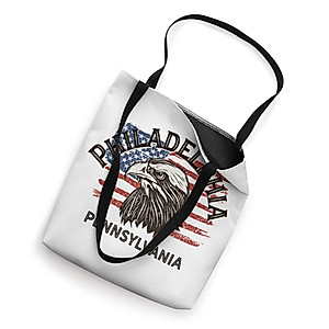 Retro Eagle USA Flag Pennsylvania - Vintage Philadelphia Tote Bag