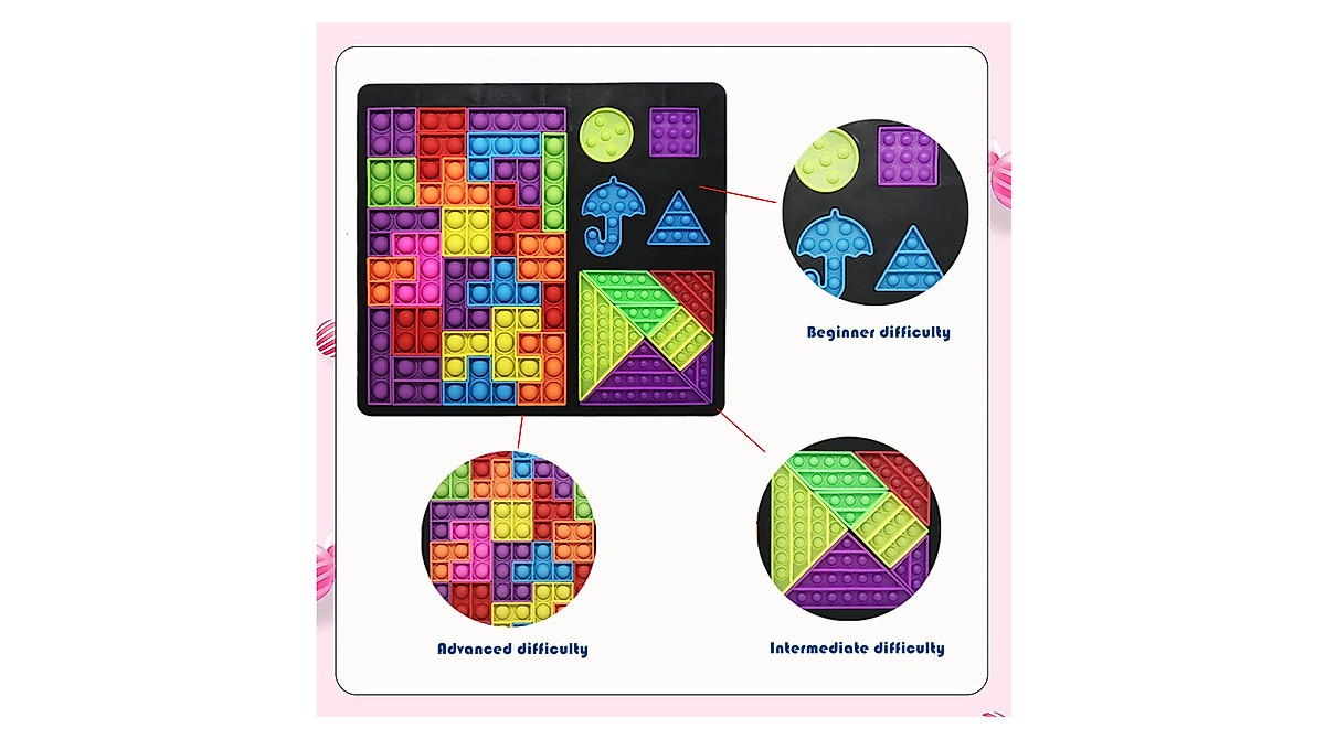 Popit Games Big Pop Board - 36pcs Fidget Toy Fun