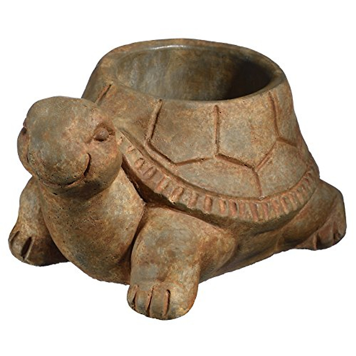 Classic Home and Garden 9/3452R/1 Turtle Planter, Large, Rust